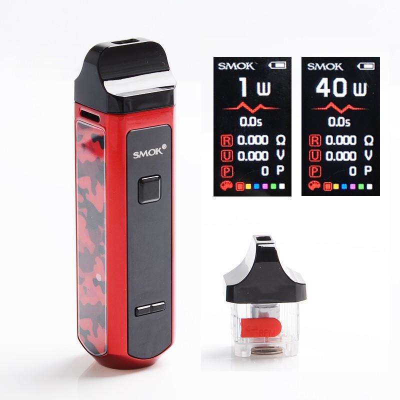 Smok RPM 40 Kit Pet Red Camouflage Color - Vape Vibes