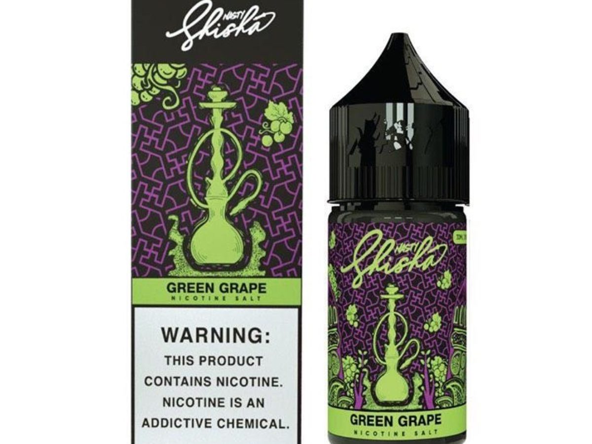 Nasty Shisha Green Grape 30 ML 35MG - Vape Vibes