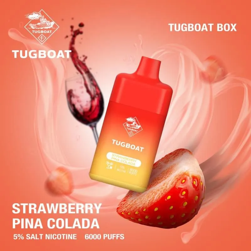 Tugboat Box Strawberry Pina Colada 6000 puffs 20mg