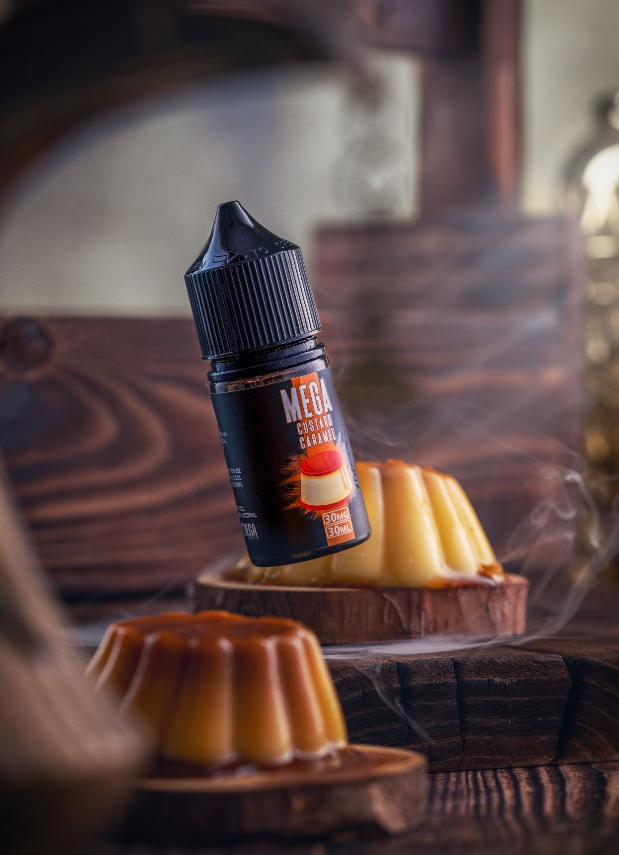 Mega Custard Caramel 30Mg 30ml - Vape Vibes