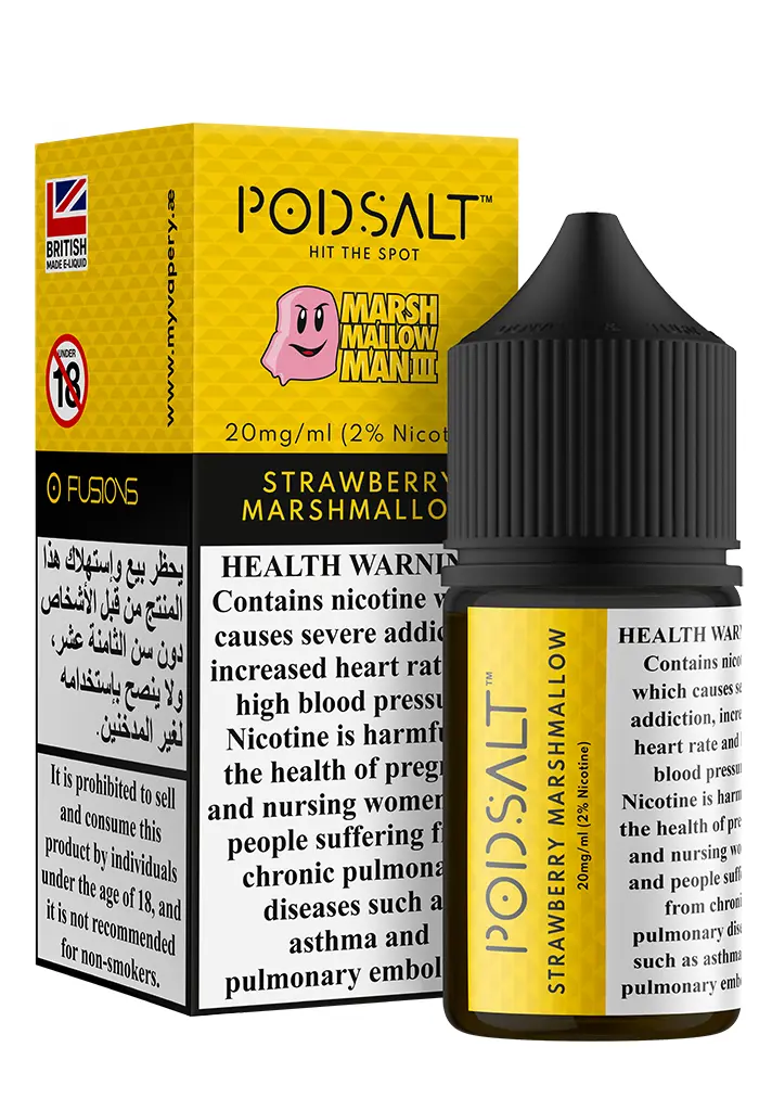 Pod Salt Strawberry Marshmallow Man 3 20mg /30ml