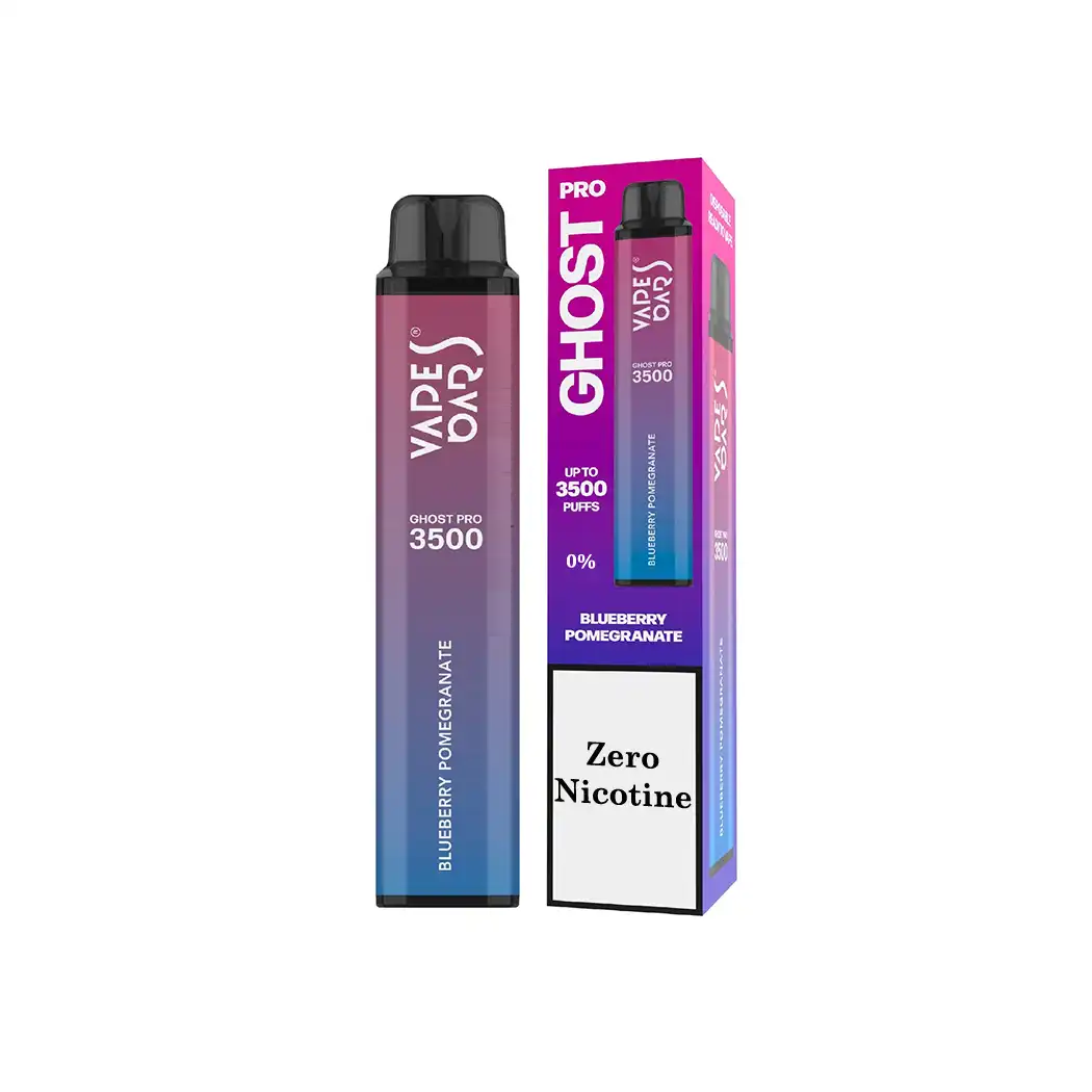 Vapes Bars Ghost PRO Blueberry Pomegranate 3500 Puffs 0mg