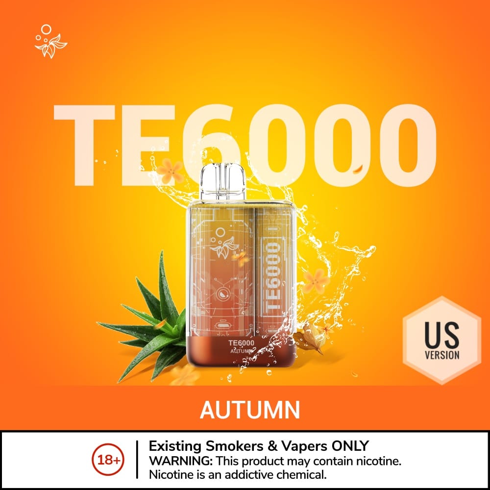 Elf Bar TE6000 puffs 5% US Version - Autumn Disposable