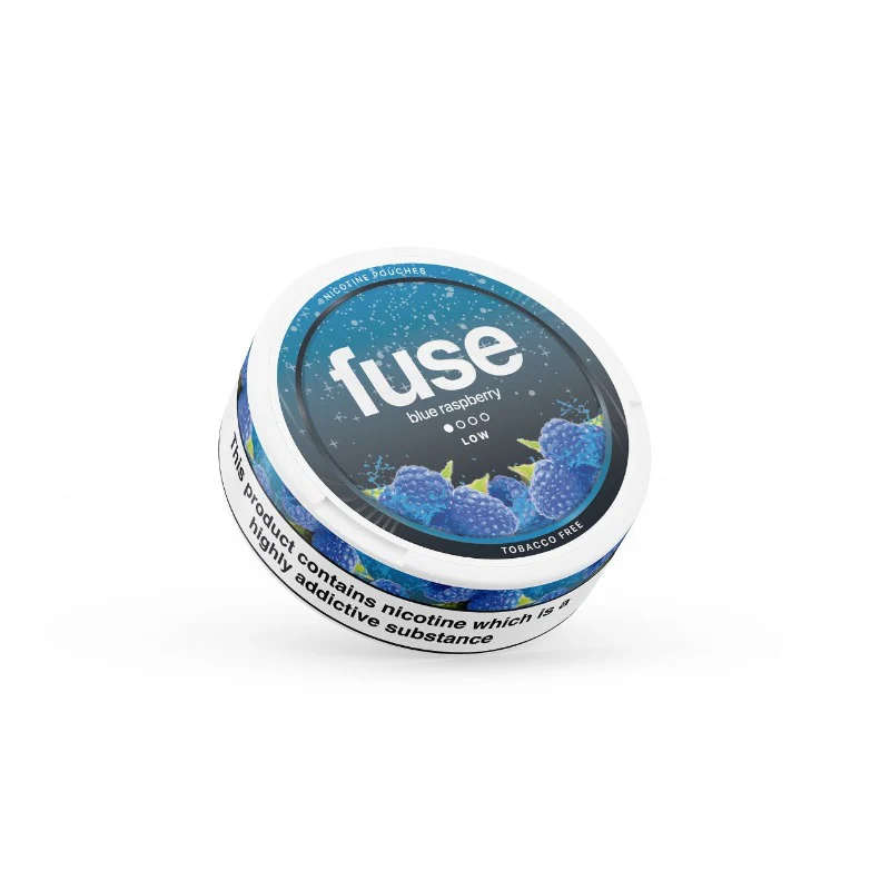 FUSE Blue Raspberry 6mg Nicotine Pouch - Vape Vibes