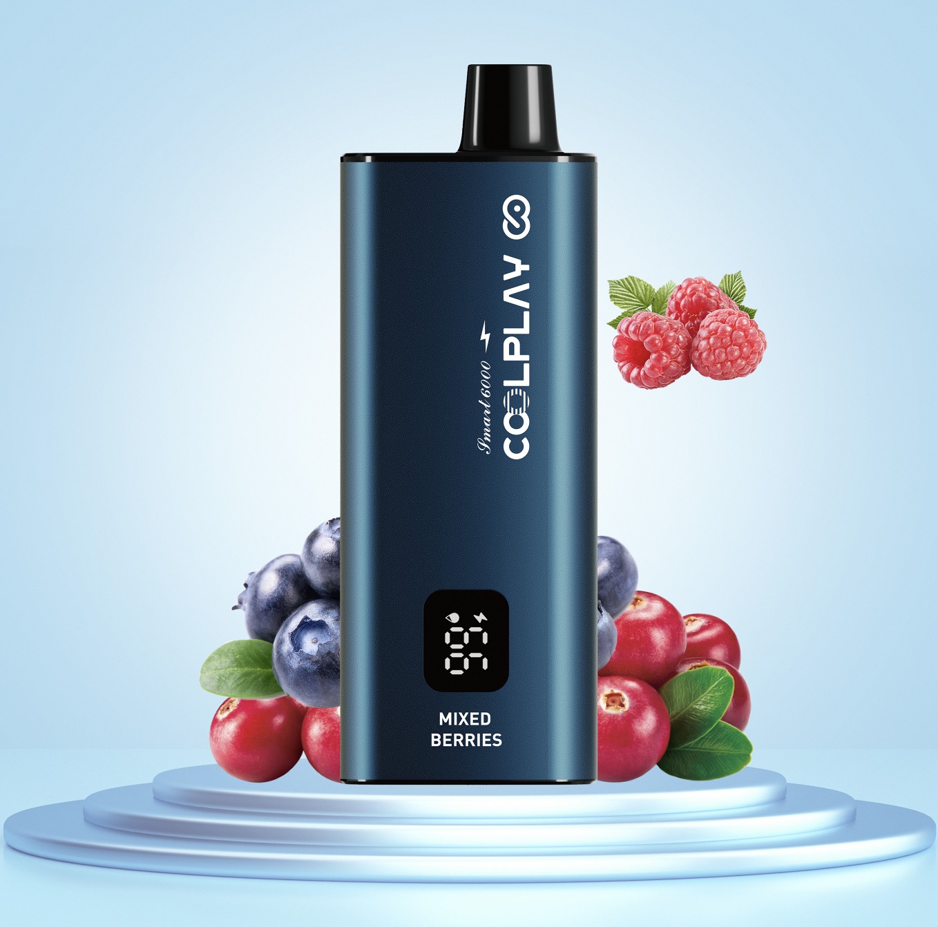 COOL PLAY 6000 PUFFS DISPOSABLE VAPE – Mixed Berries