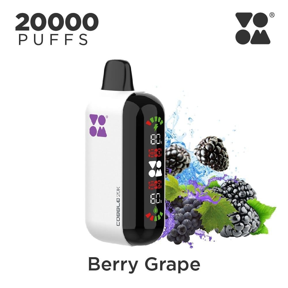 VOOM Cobble 20000 Puffs Berry Grape 5% - Vape Vibes