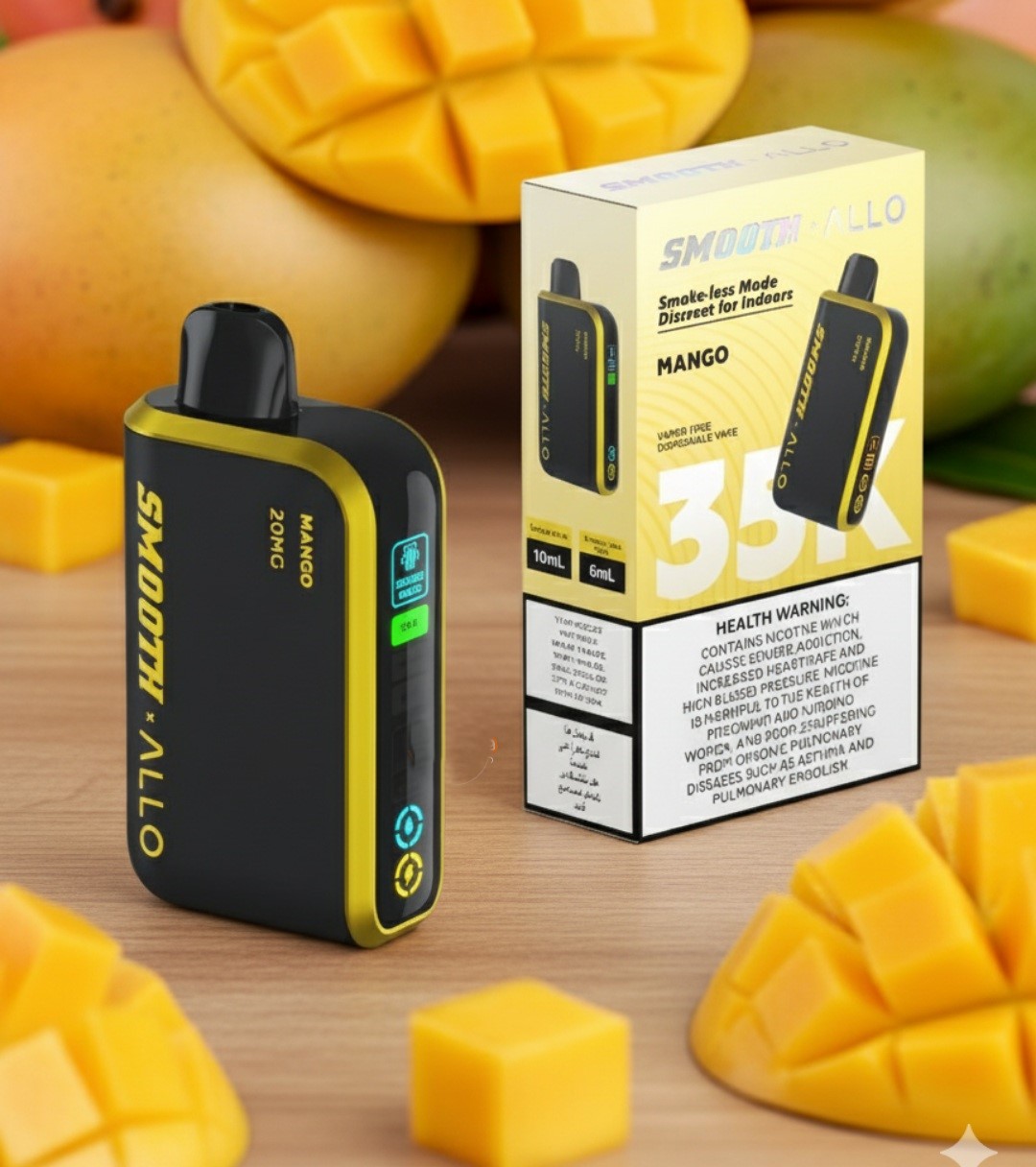 Smooth Allo 35000 puffs 20mg Mango - Vape Vibes